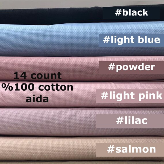 14 Count Aida Cloth 100% Cotton Cross Stitch Soft Fabric - Etsy