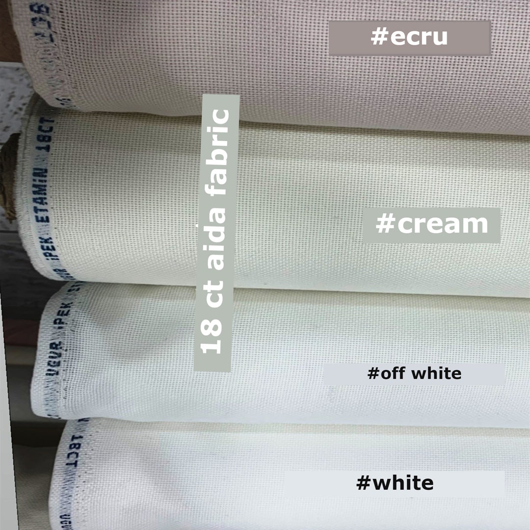 18 Count Cotton Aida Fabric for Cross Stitch & Embroidery - Etsy