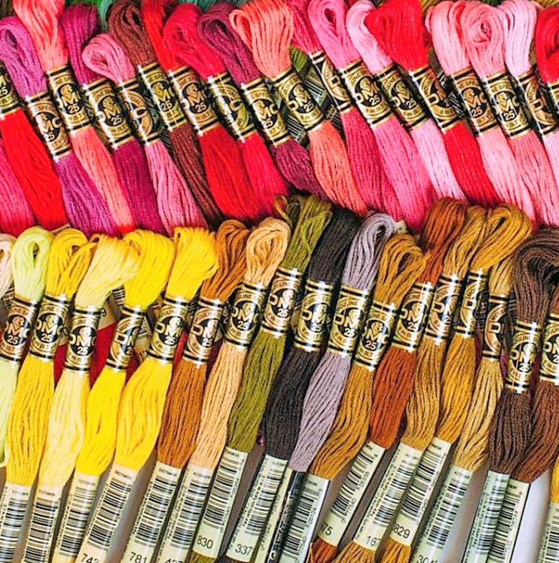 Genuine DMC Floss 501 Colors Complete SetMoulin Embroidery Etsy genuine-dmc-floss-501-colors-complete-setmoulin-embroidery-etsy