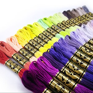 DMC Floss Set 35 New Colors, DMC Skeins Popular Colors,dmc Thread Set ...