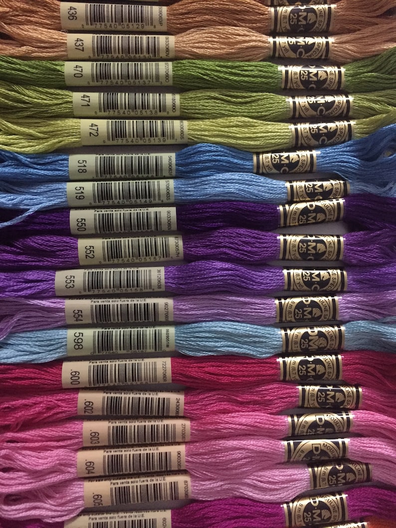 Genuine DMC Floss Set 100 Colors Embroidery Floss Mouliné - Etsy