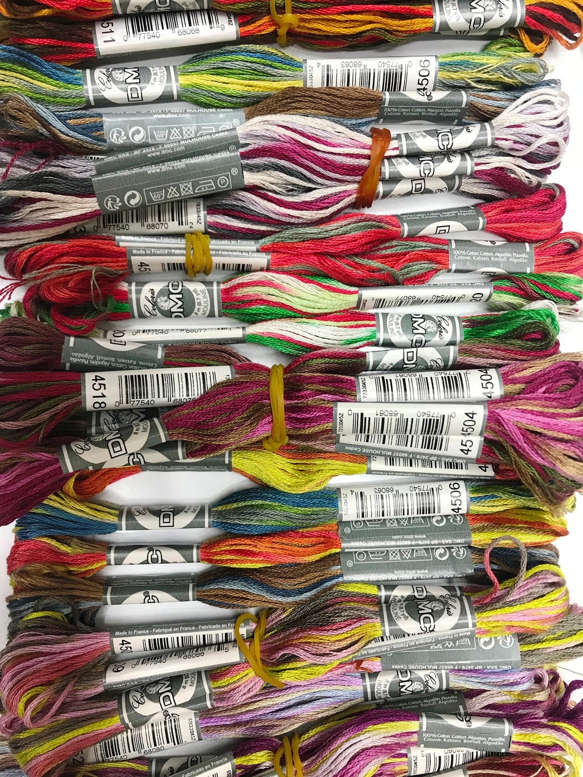 DMC Coloris Thread Set, 24 Color Collection, Full Set of 24 Colours ...