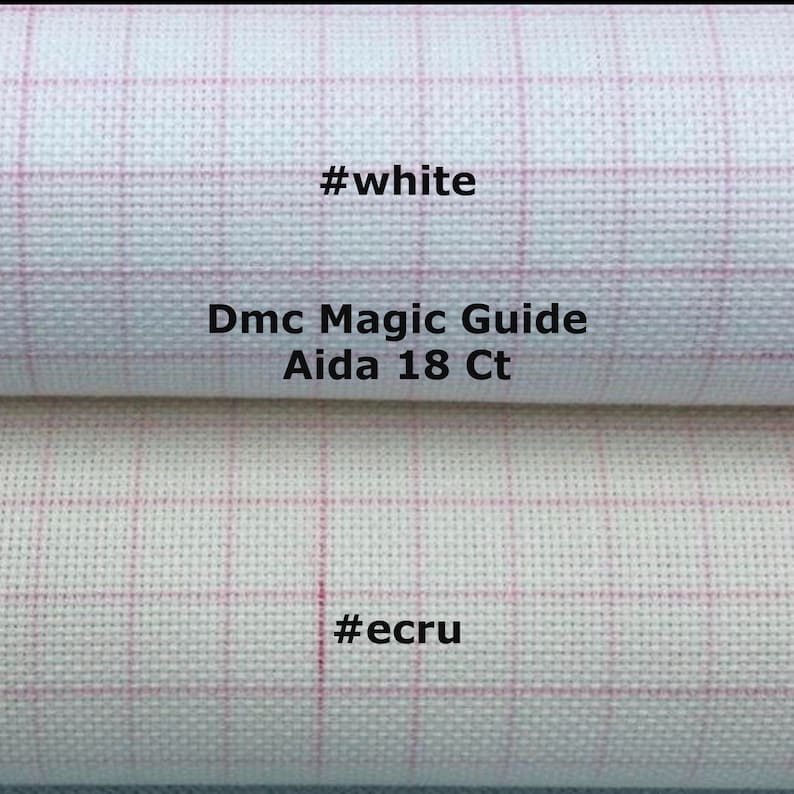 Dmc Magic Guide Aida 18 Ct , Easy Count Pre-gridded Cross Stitch Aida ...