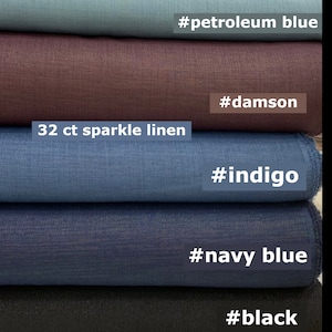 32 Count Sparkle Linen Opalescent Aida Look, 32 Count Linen Fabric, 32 ...