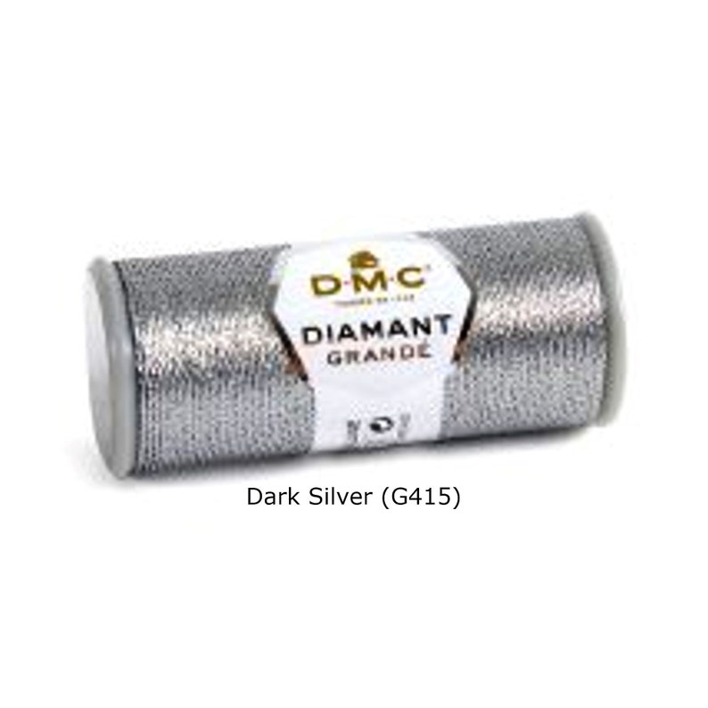 DMC Diamant Grande Metallic Thread 21.8-yard - 6 Colors, Metallic ...
