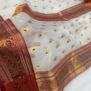 Original Handloom Chanderi Silk Saree - Etsy
