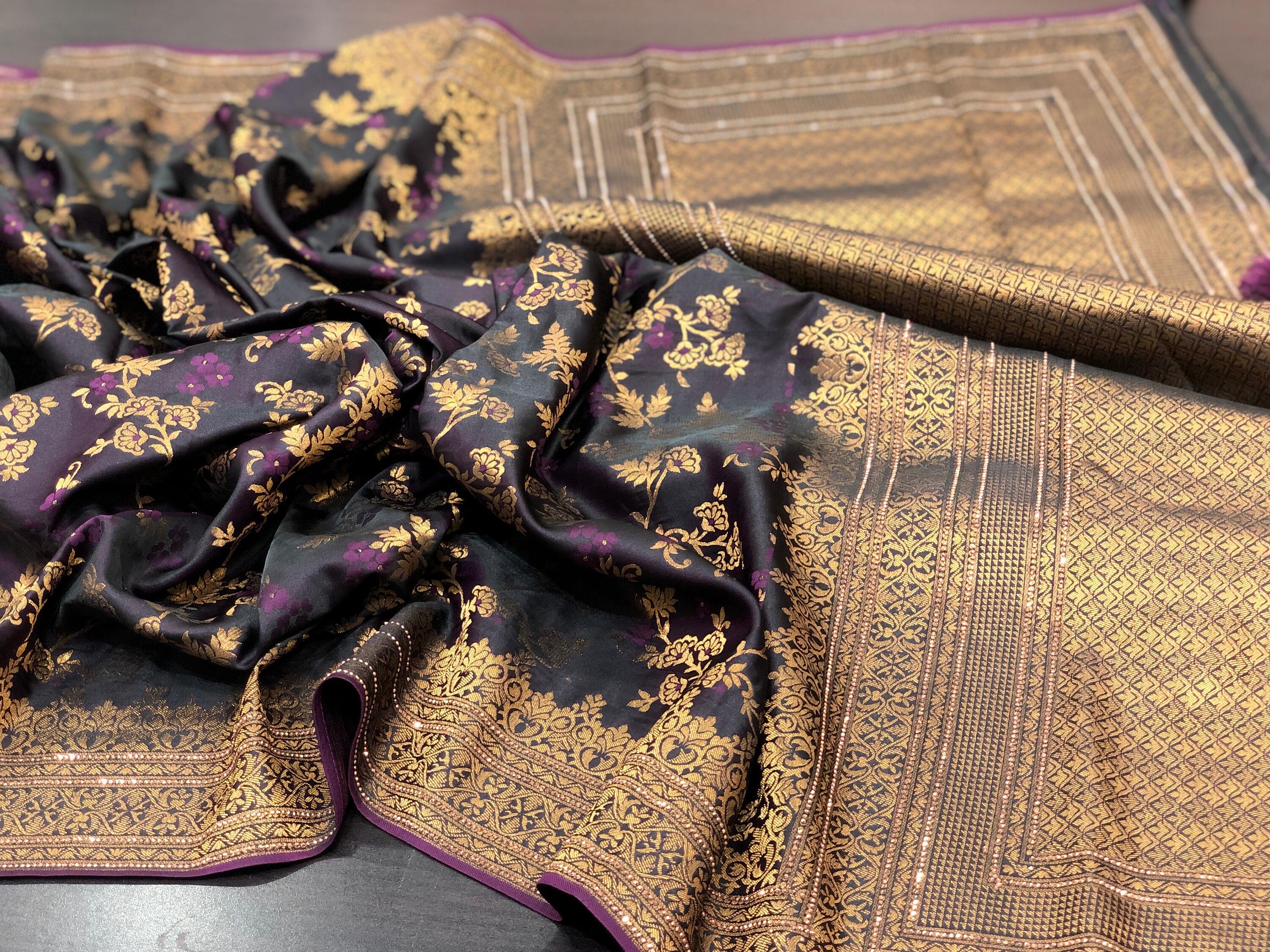 Traditional Jamawar Silk Kanjivaram Katan Silk Saree - Etsy