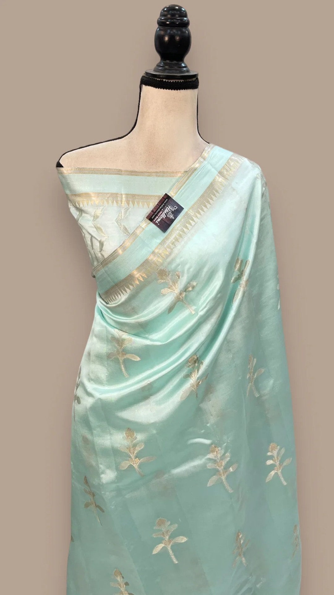 Pure Katan Silk Banarasi Handloom Saree - Etsy