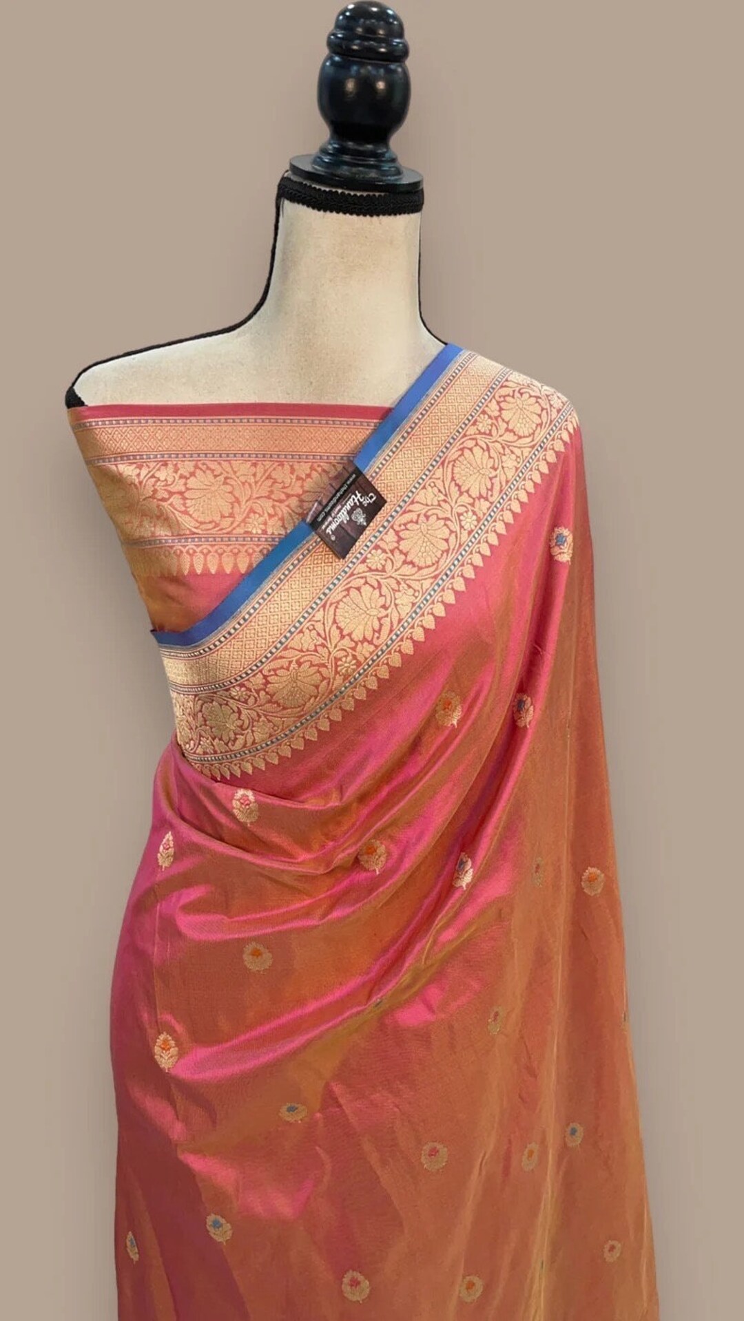 Pure Katan Silk Banarasi Handloom Saree. - Etsy