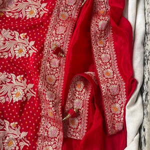 Rani Colour Pure Premium Crepe Silk Saree With Zari Banarasi Weaving - Etsy