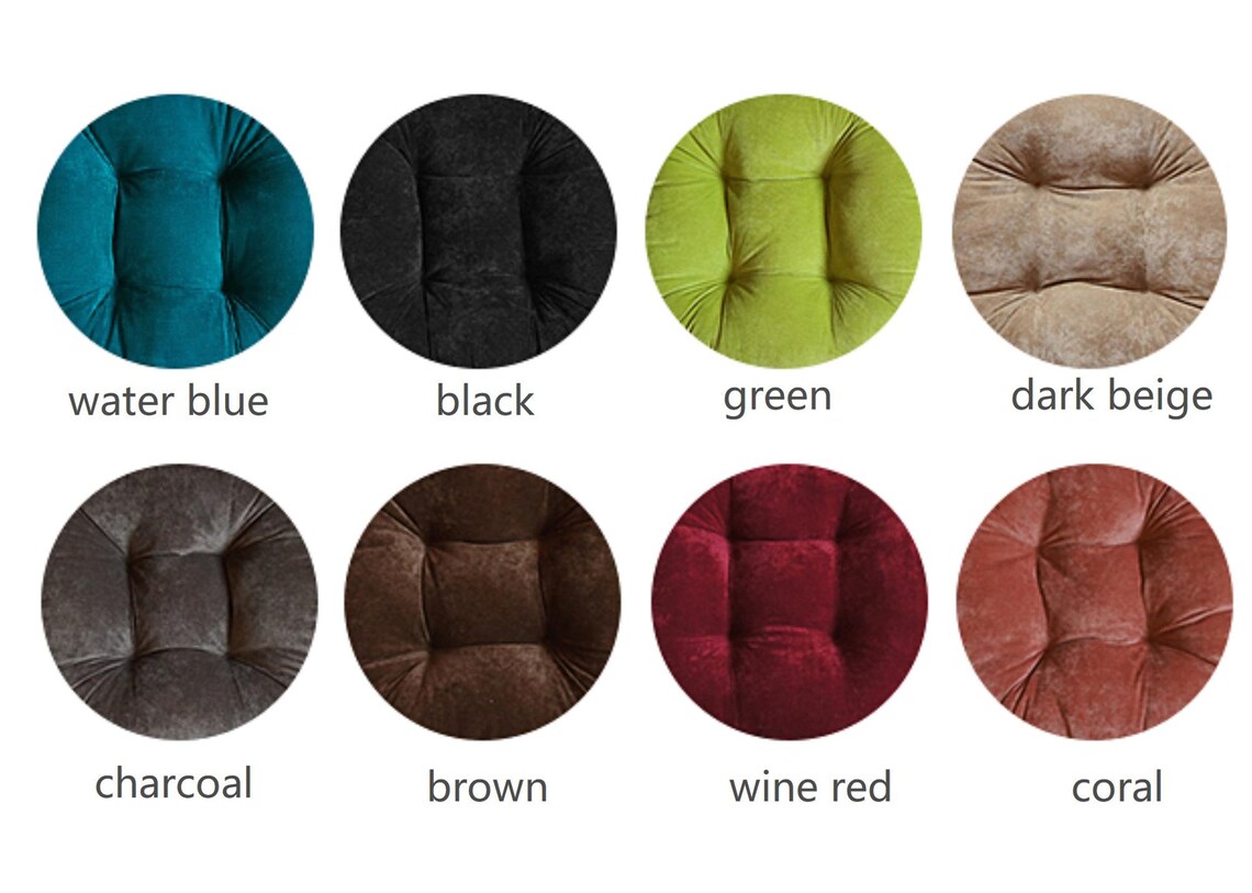 Thick Floor Cushion Multi Colors Floor Cushions Corduroy - Etsy