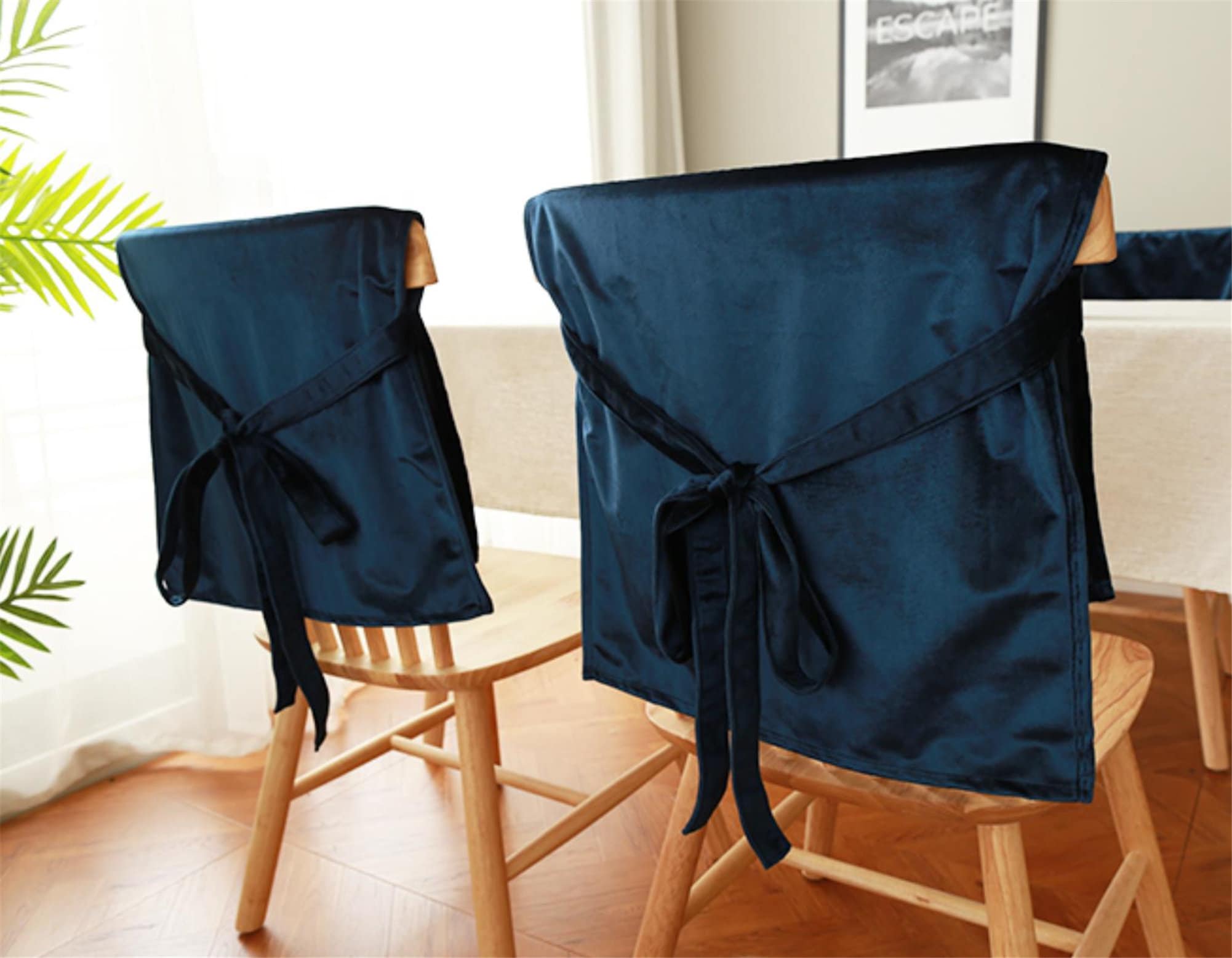 Multi-colors Chair Slipcover-velvet Chair Back Coverdining | Etsy