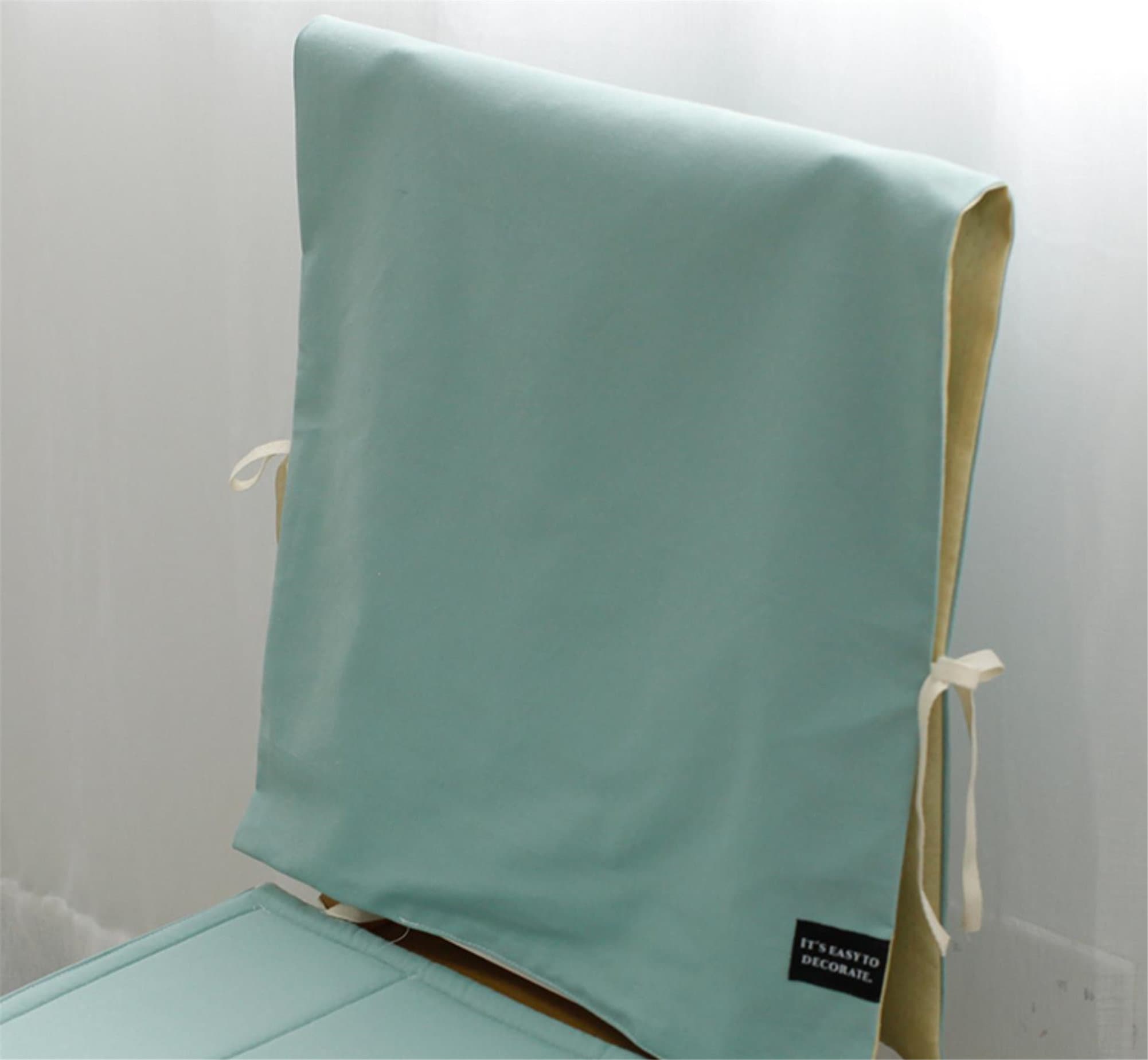 Pure Cotton Non Slip Chair Back Cover No Sew Chair Back - Etsy