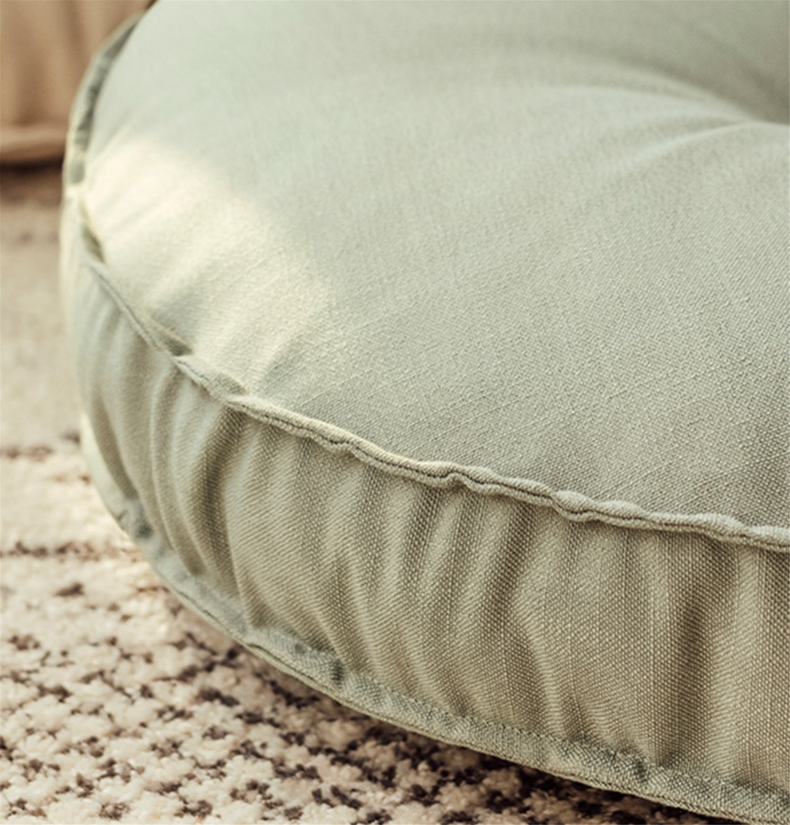 Floor Cushion Seating Round Thick Floor Seat Seat Cushion - Etsy