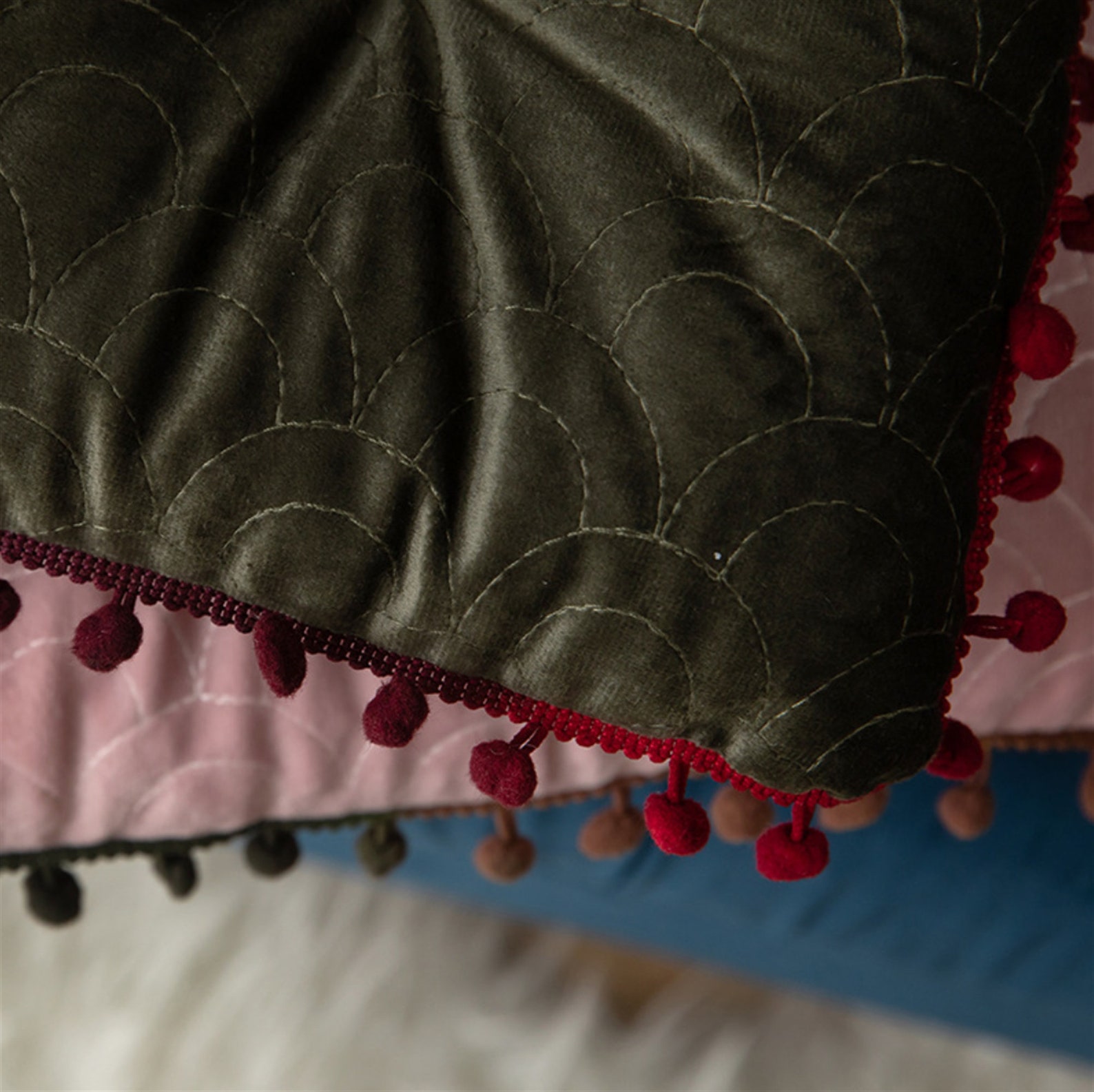 Cushion Velvet Seat Cushion-multi-color Velvet Sofa Cushion - Etsy