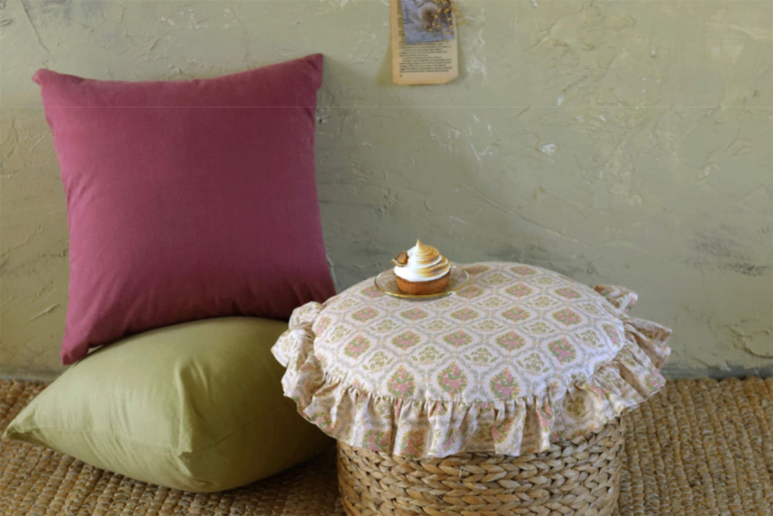 Personalize Made Seat Cushion Round - Short Curtain - Table Runner ...