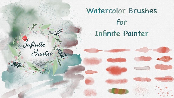 Watercolor brushes for Infinite Painter brush set for | Etsy