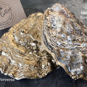 Gilded Oyster Shell Welcome Sign | Wedding Welcome Table Personalised ...