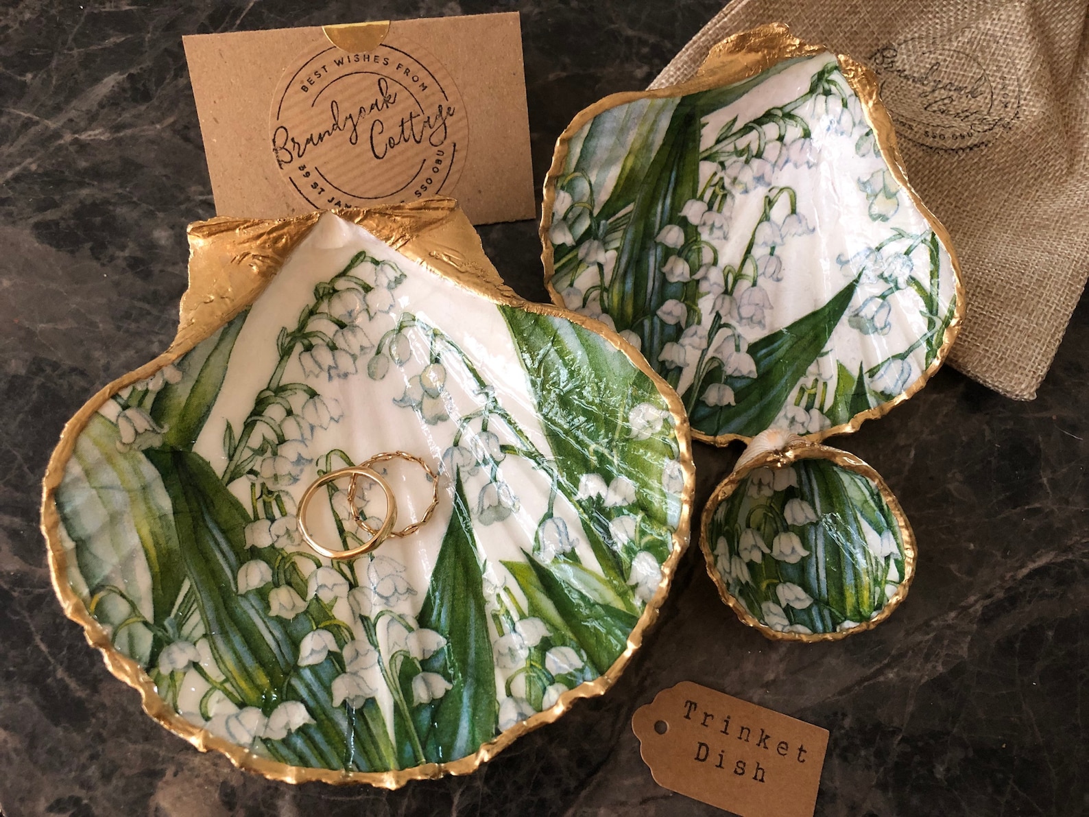 Lily of the Valley Jewellery Dish | Lily of the Valley Ring Dish | Lily ...