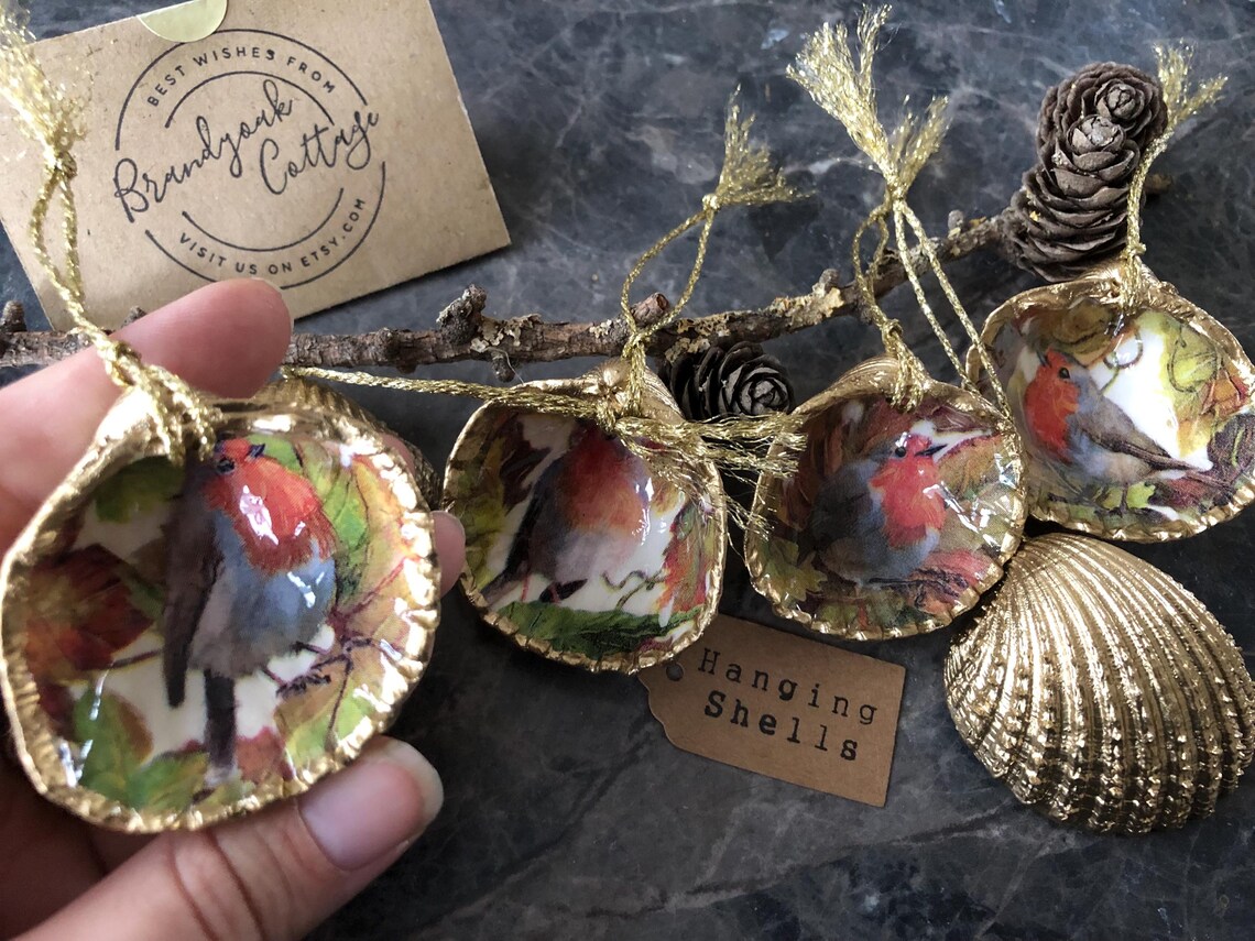 Robin Christmas Ornaments, Robin Christmas Tree Decoration, Hanging ...