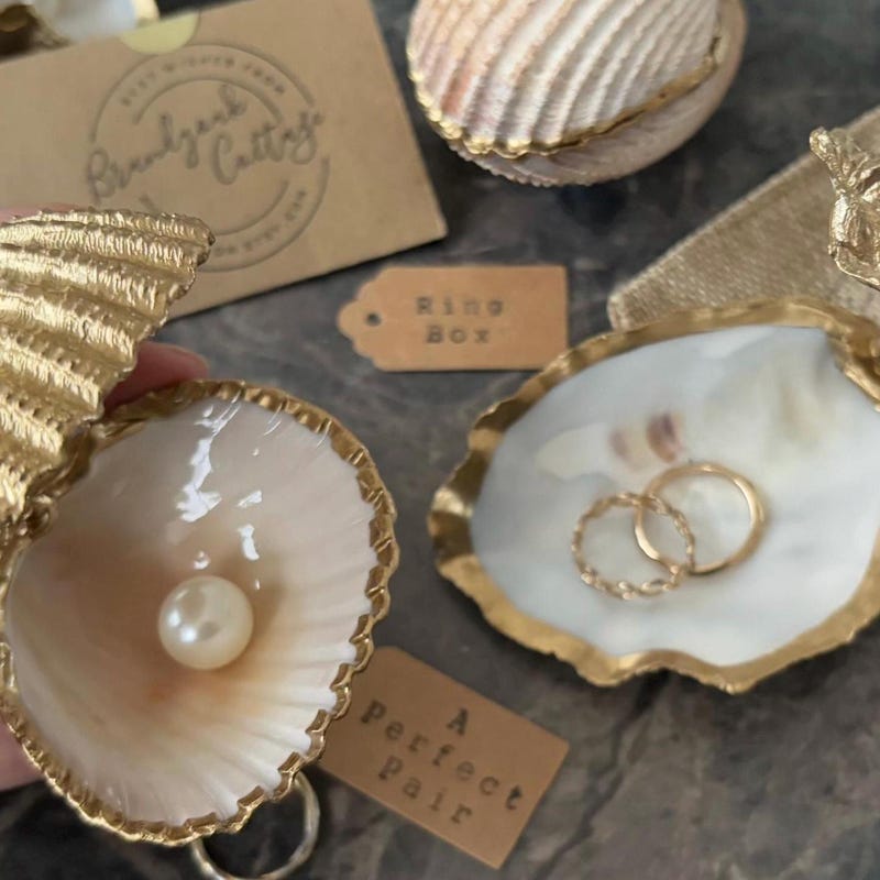Shell Ring Box - Etsy