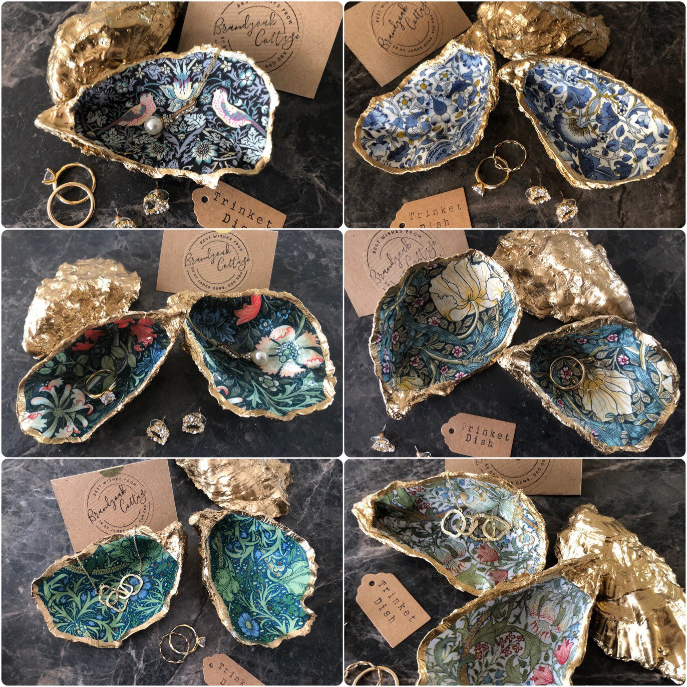 Bulk William Morris Shells Wedding Favours From 8.50GBP Oyster Shell ...
