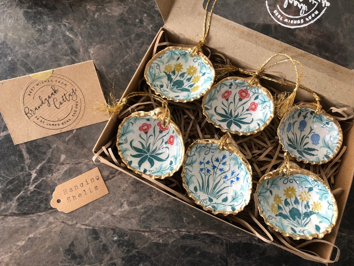 William Morris Spring Decor Cockle Shell Decorations - Etsy España