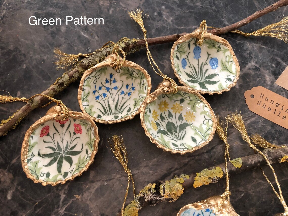 William Morris Spring Decor Cockle Shell Decorations - Etsy