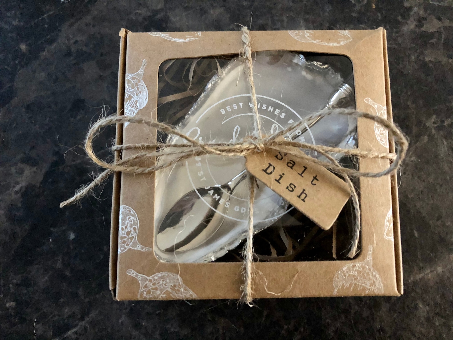 Single Silver Oyster Shell Salt Dish With Spoon | Salt Pinch Pot Cruet ...