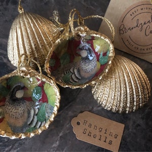 Partridge in a Pear Tree Decorations, Hanging Game Bird Ornament ...