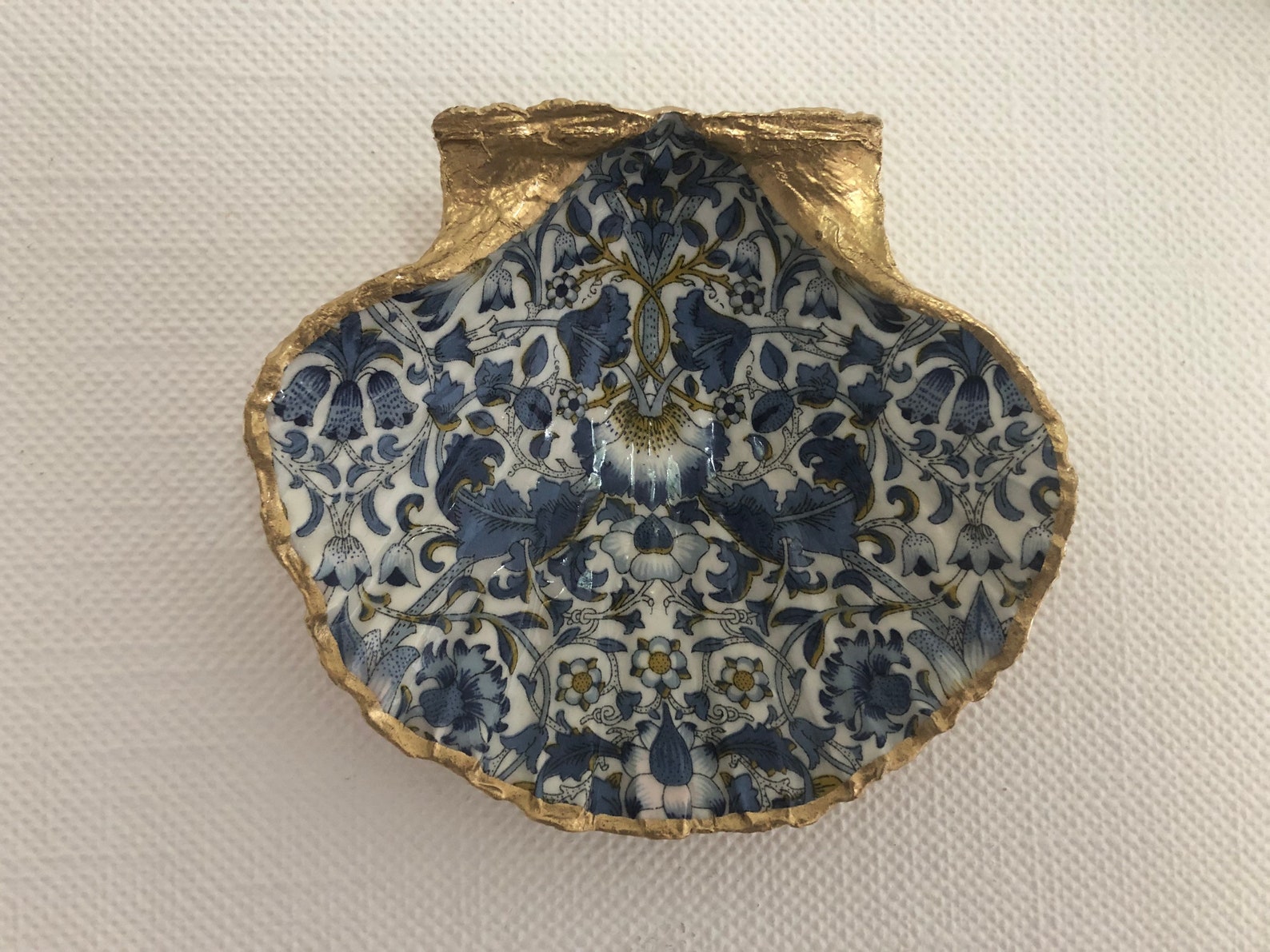 William Morris Shell Wall Hanging Decorative Shells in Lodden Blue ...