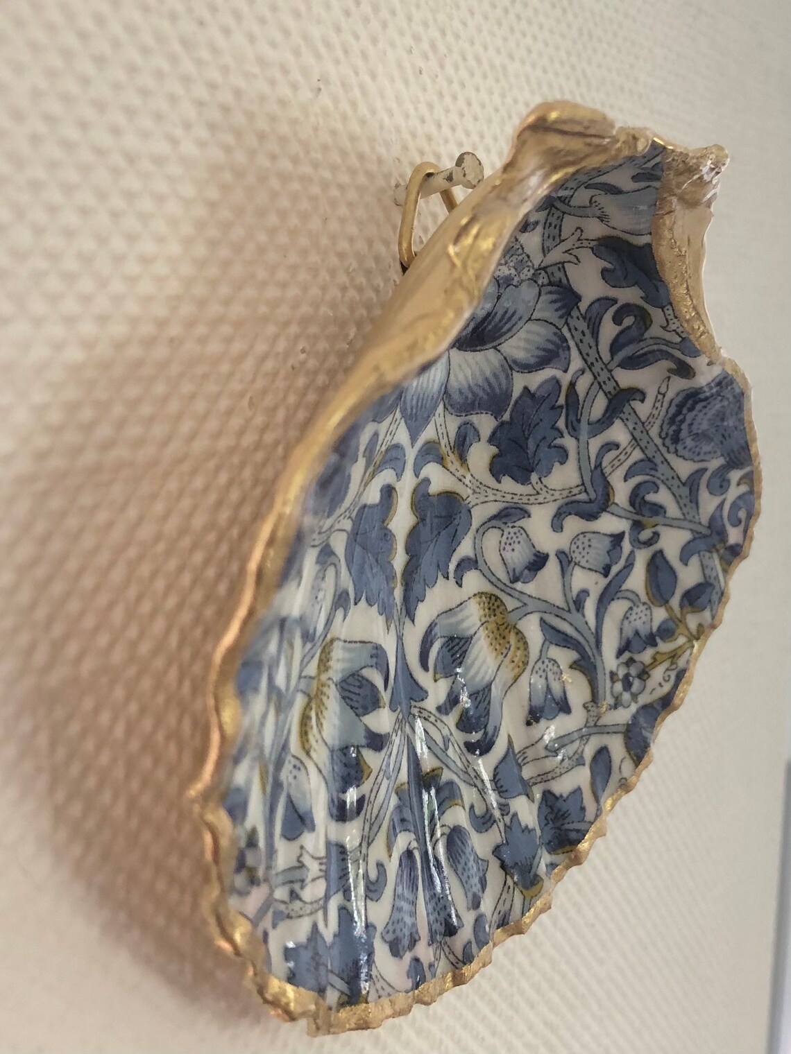 William Morris Shell Wall Hanging Decorative Shells in Lodden Blue ...