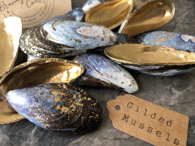 Gold Shell Decor 30 X Gilded Shells Coastal Decor Bulk Pack - Etsy