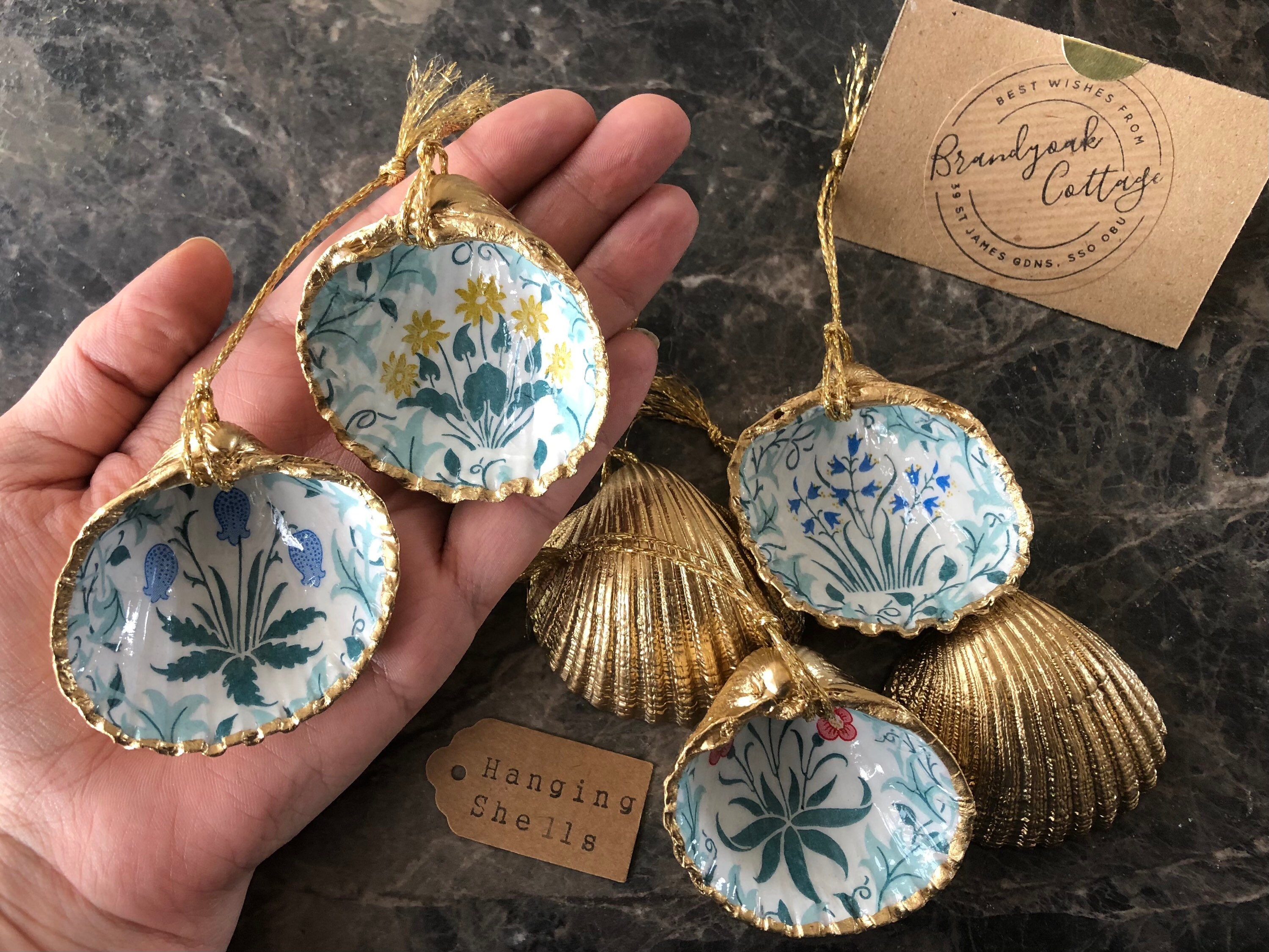 William Morris Spring Decor Cockle Shell Decorations - Etsy