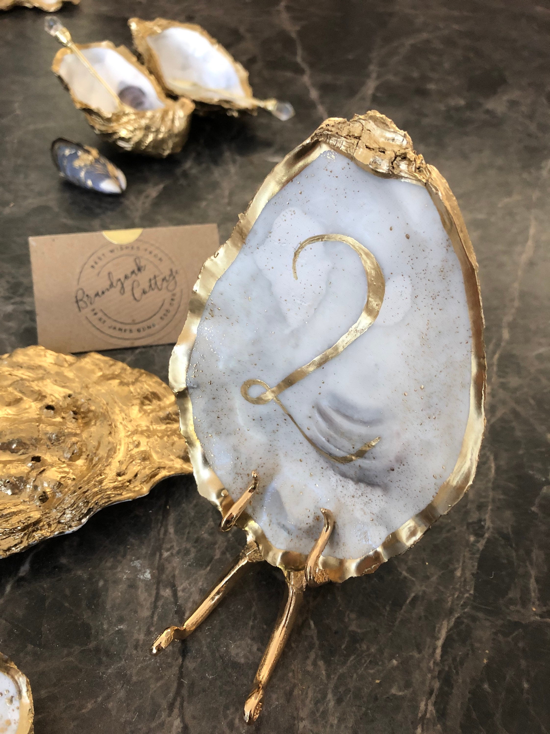Shell Table Numbers - Etsy