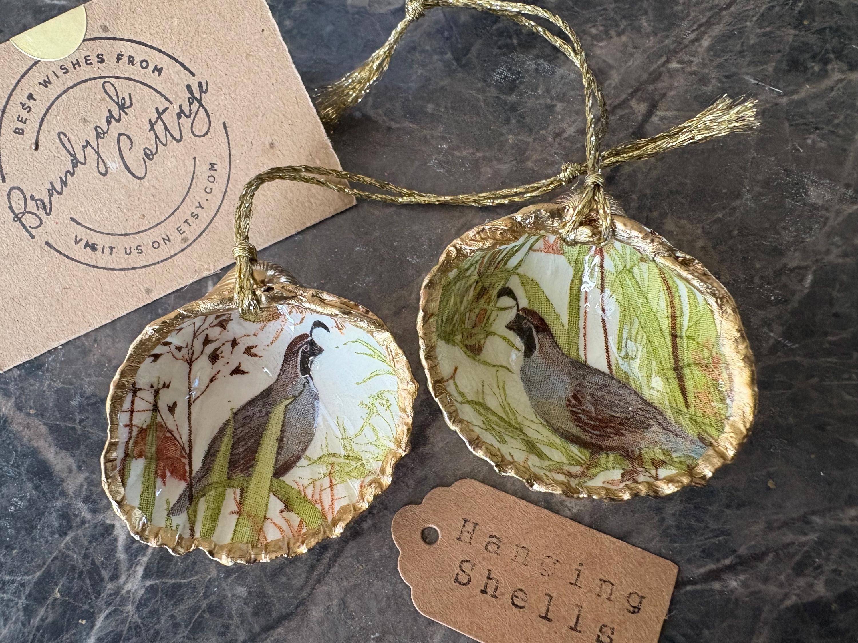 Quail Decorations, Hanging Game Bird Ornament, Single or Pair of Quail ...