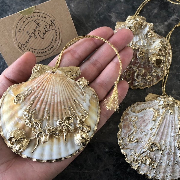 Shell Ornaments - Etsy