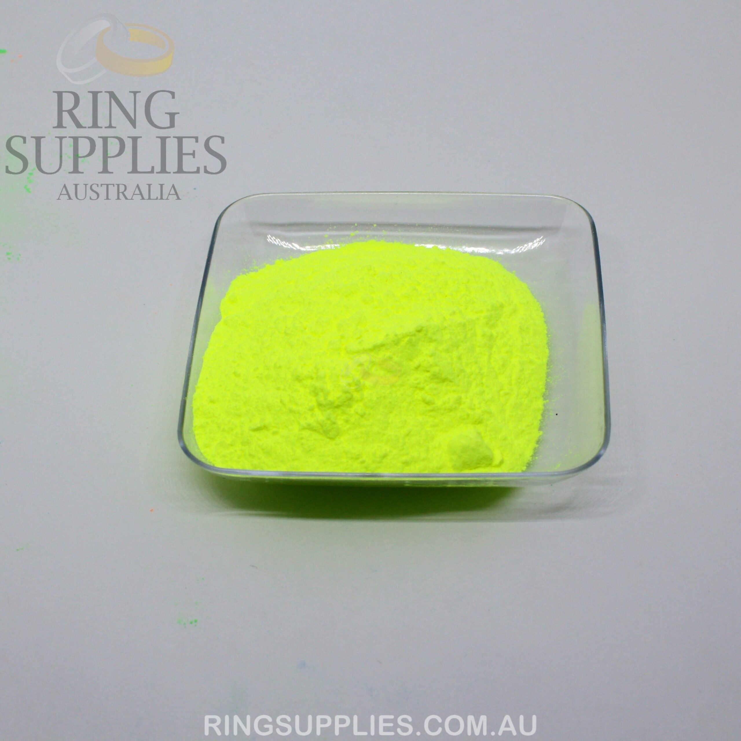 Neon Yellow Glow In the Dark Powder Pigment | Etsy