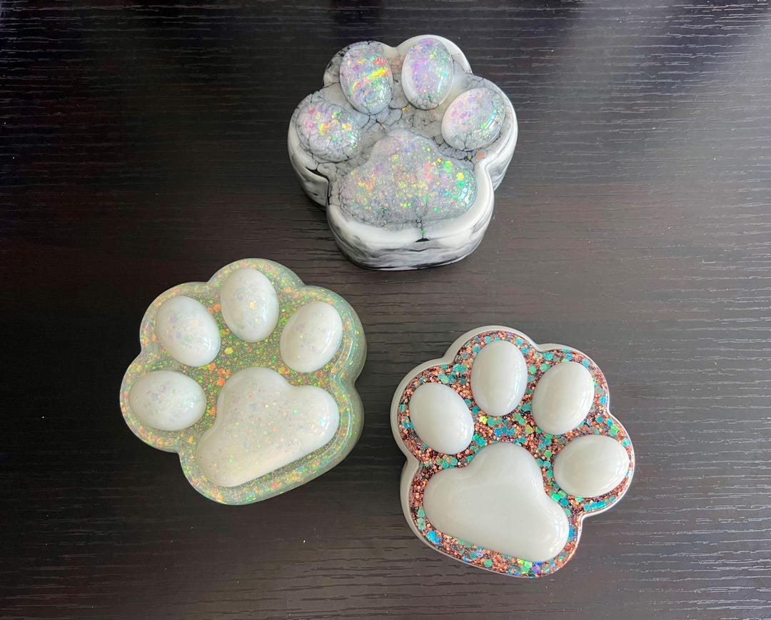 Paw Print Storage Boxes - Etsy