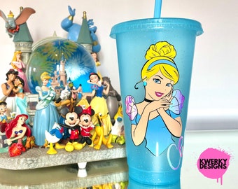 Cinderella Custom Cup | Etsy