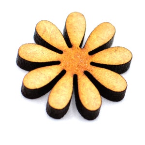 Wooden Daisy Flowers Craft Shapes Scrapbooking Card Making Crafts ...