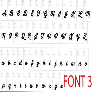 Personalised Script Names Words & Letters - Wooden Christmas High ...