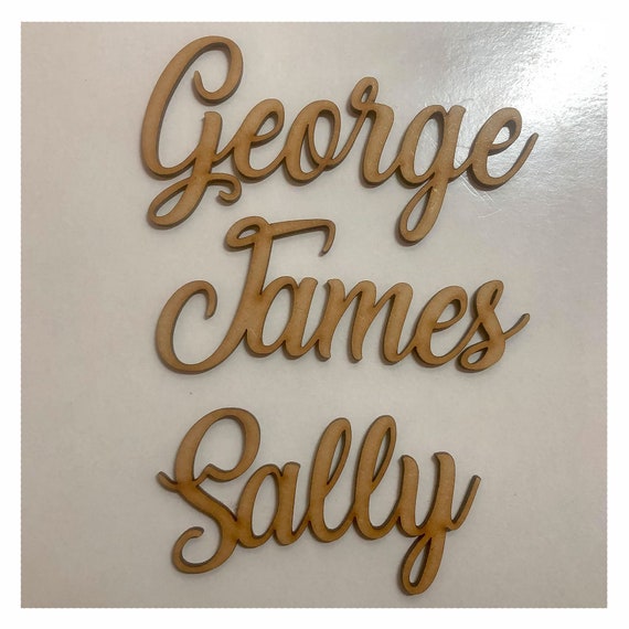 Personalised Names Words & Letters Beautiful Font Ideal for | Etsy