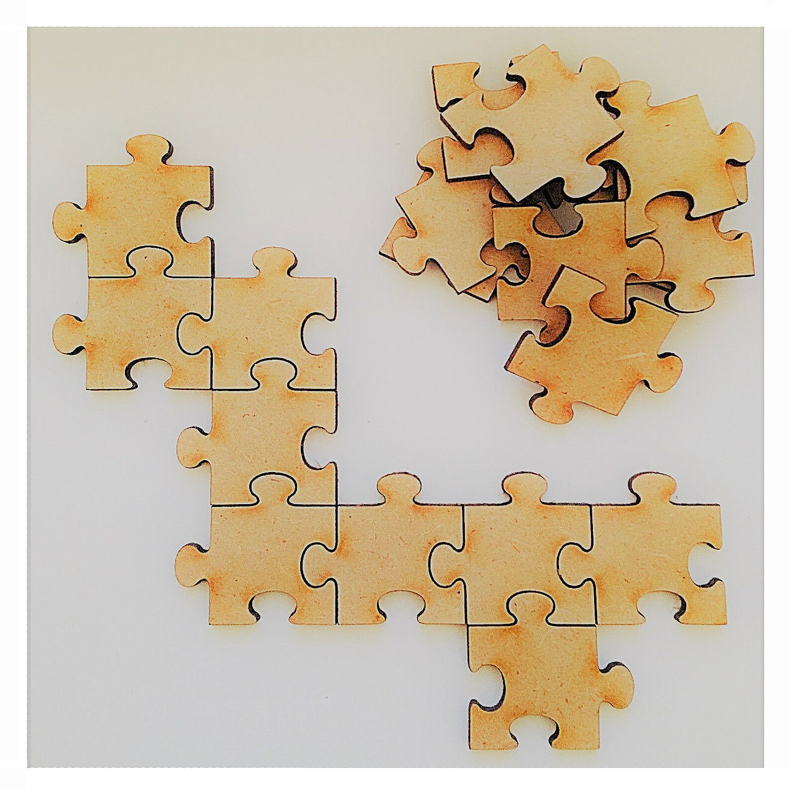 Wooden Jigsaw Shape Jigsaw Puzzle Pieces Jigsaw Pieces - Etsy UK
