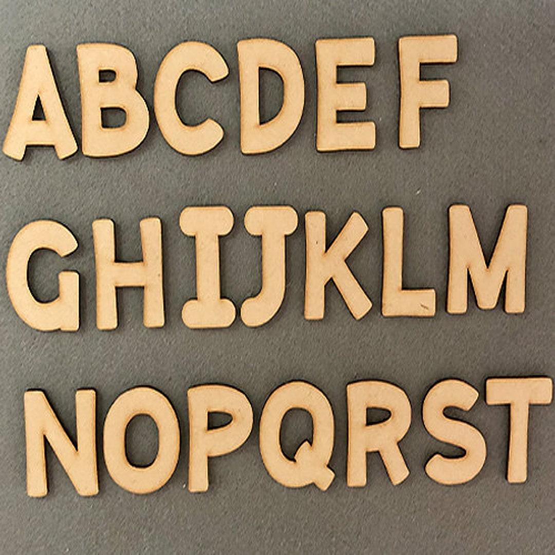 Wooden Large Letters & Numbers 2cm 40cm MDF Alphabet Craft Letters ...