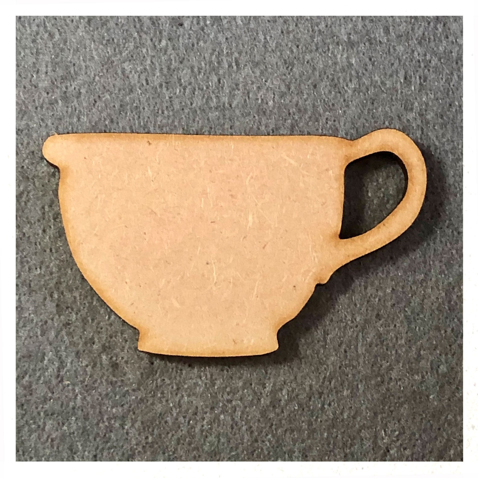 Tea Coffee Cup Mug MDF Craft Shapes Wooden Cup Shape - Etsy