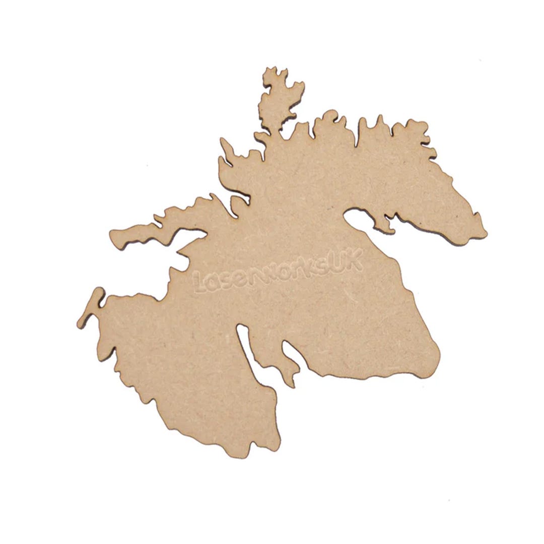 Map of Scotland Wooden Outline Cut Out, Scottish Map, Mdf Map, Craft ...