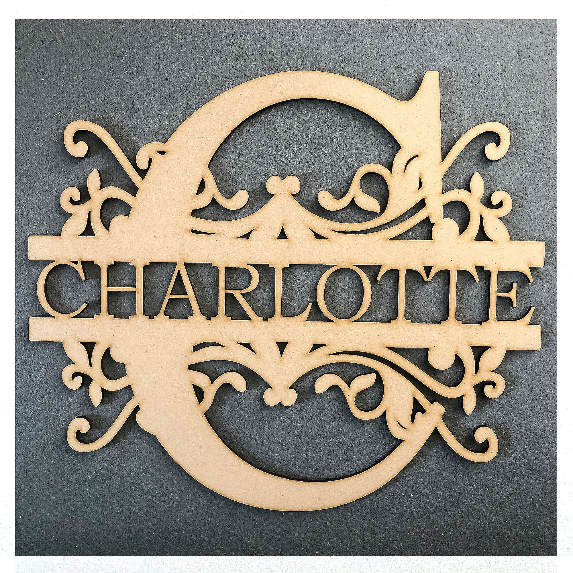 Personalised Wooden MDF Monogram Letters Craft Blank Shape - Etsy UK