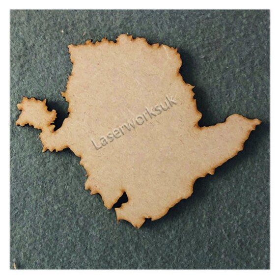 Map of Anglesey Wooden Outline Cut Out Anglesey Map Welsh - Etsy Canada