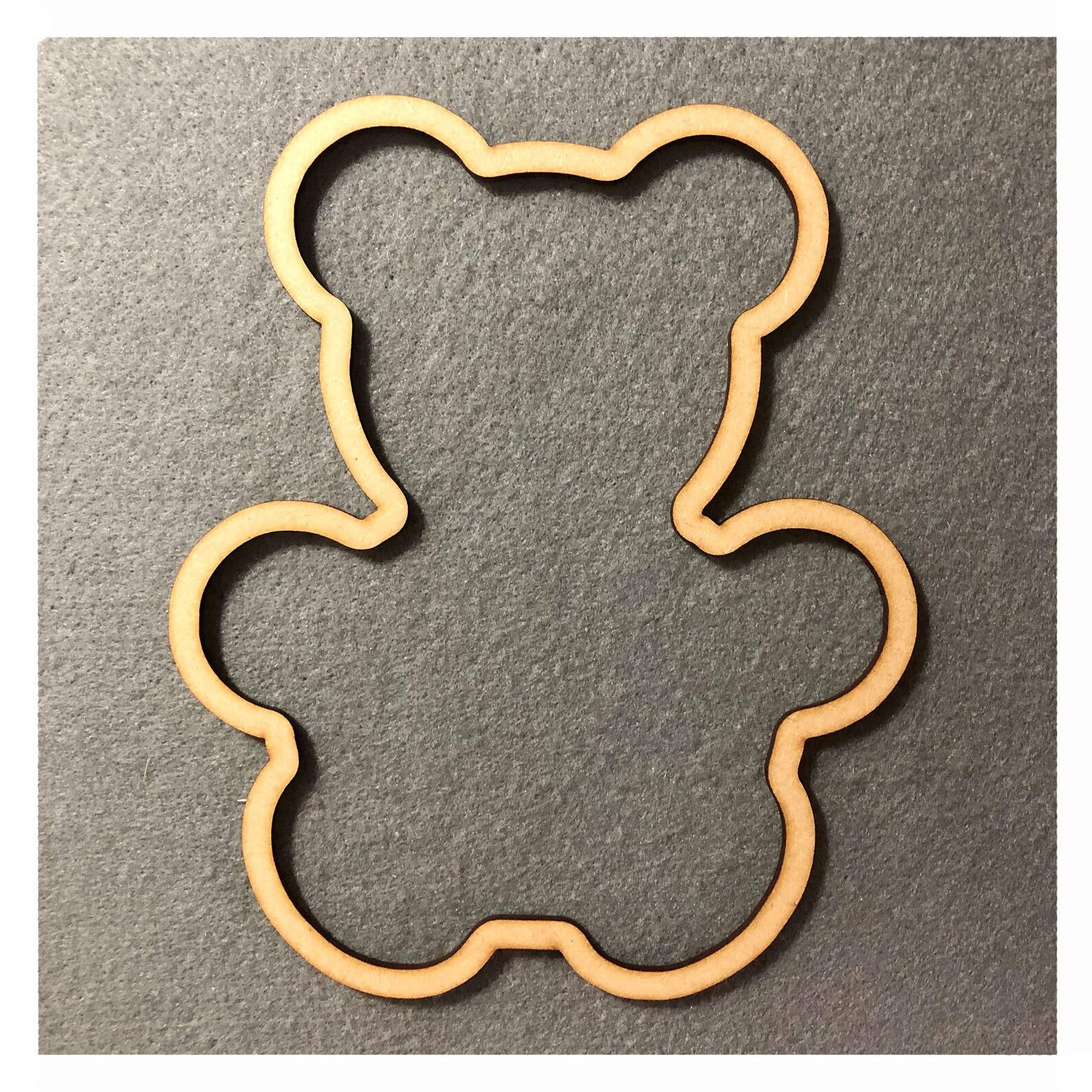 Teddy Bear Outline Shapes Teddy Shape Nursery Decor | Etsy